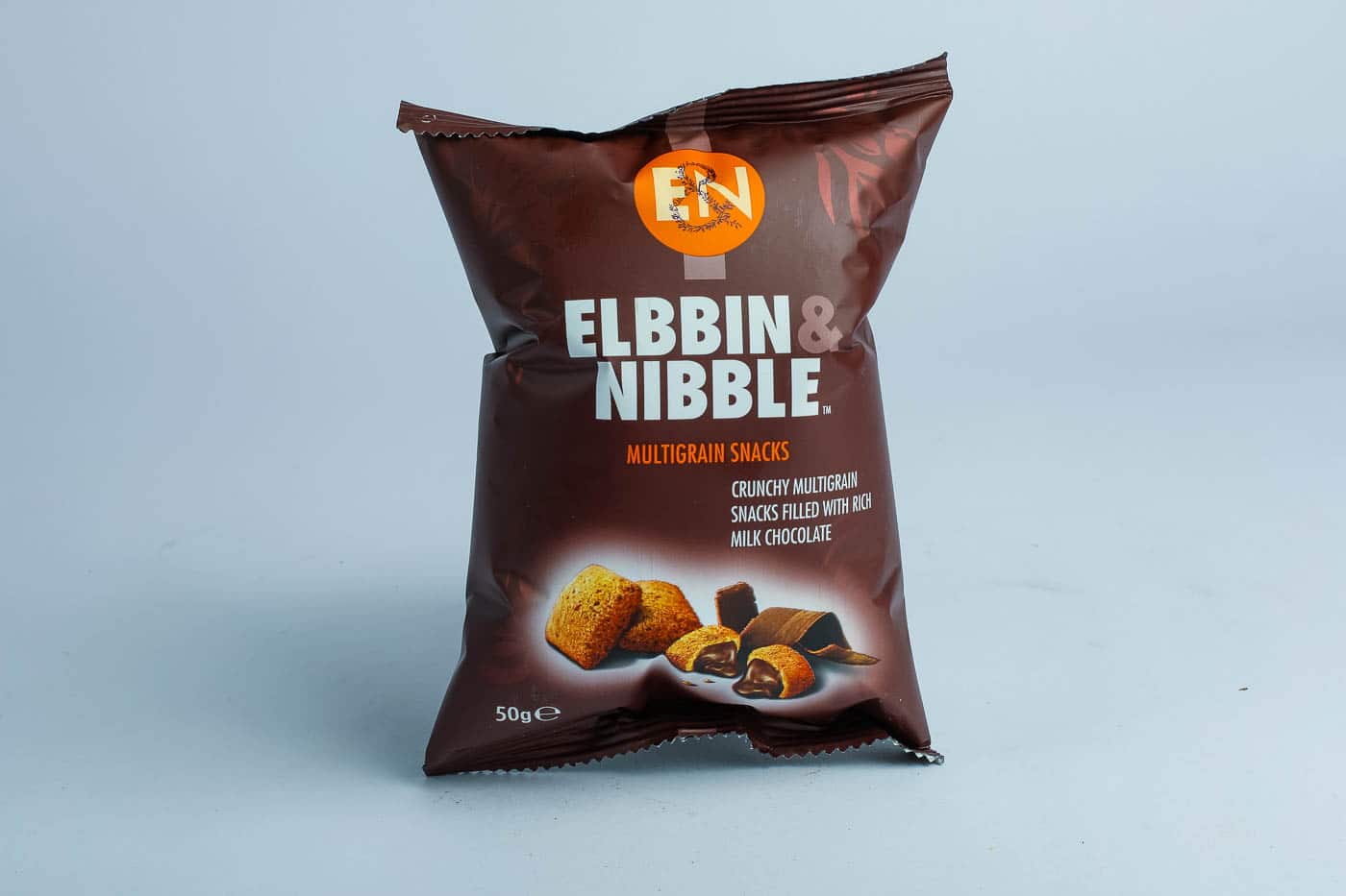 Elbbin & Nibble Chocolate Filled Multigrain Snacks - 50g - Greenspoon