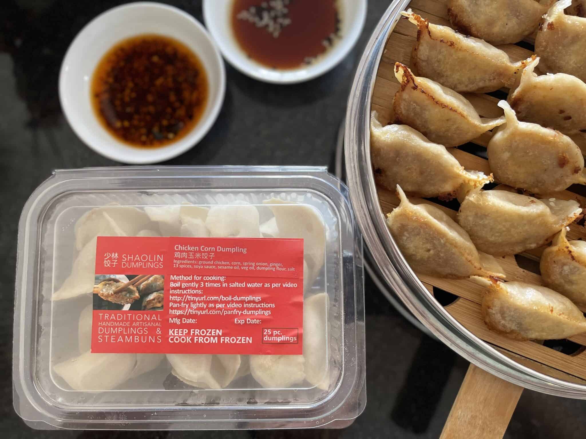 Shaolin Artisanal Chicken & Corn Dumplings - 20 Pieces - Greenspoon