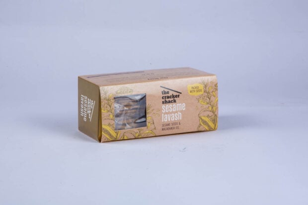 Cracker Shack Sesame Lavash Crackers - Greenspoon