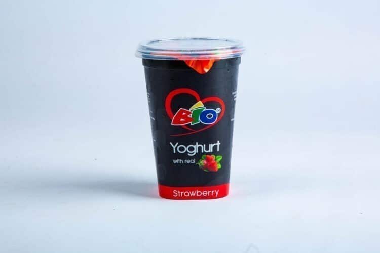 Bio Strawberry Yoghurt - 450ml - Greenspoon