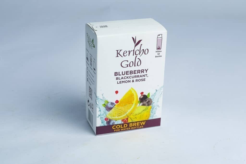 Kericho Gold Cold Brew - Blueberry, BlackCurrant, Lemon & Rose (12 Bags ...