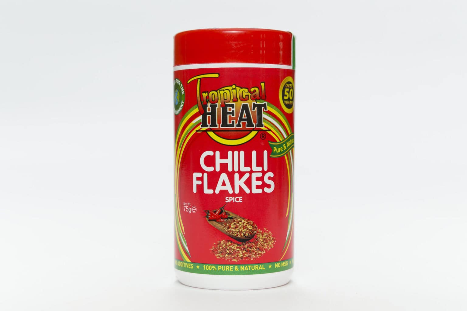 Tropical Heat Chilli Flakes - 75g - Greenspoon