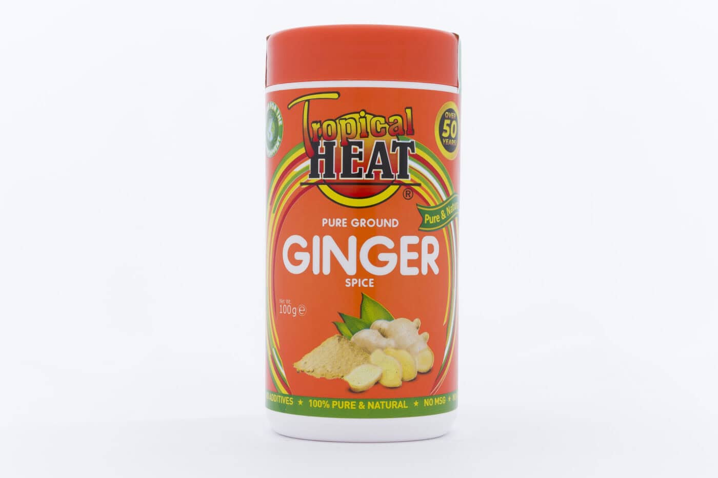 Tropical Heat Ground Ginger - 100g - Greenspoon