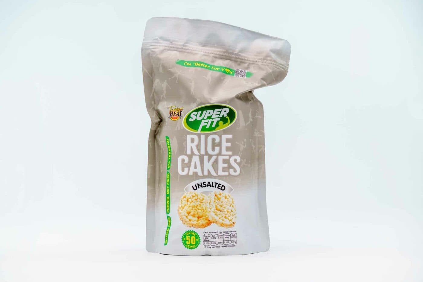 Tropical Heat Unsalted Rice Cakes - 120g - Greenspoon