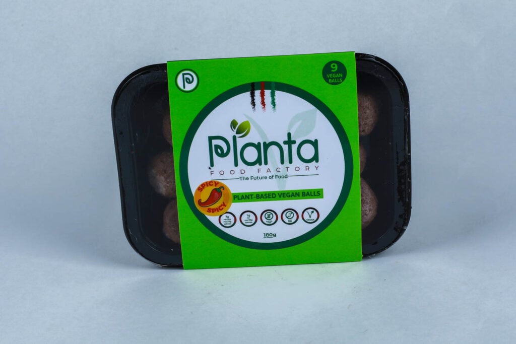 Planta Food Factory Spicy Plant-Based Meatballs - Pack Of 9 - Greenspoon