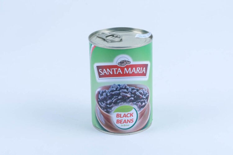Santa Maria Canned Black Beans In Brine - 400g - Greenspoon