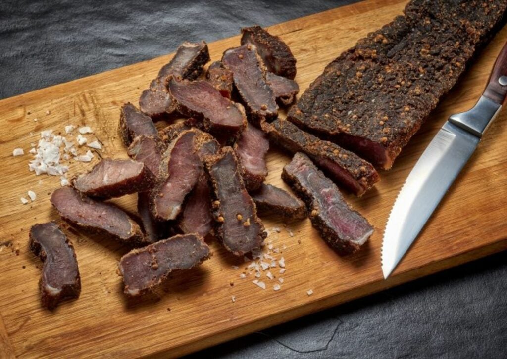 Farmhouse Sliced Beef Biltong - 100g (Frozen) - Greenspoon