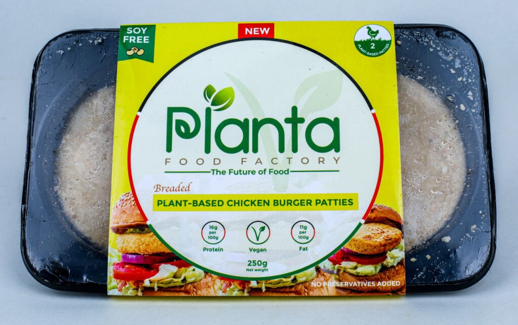 Planta Food Factory Plant Based Chicken Burger Patties - 200g - Greenspoon
