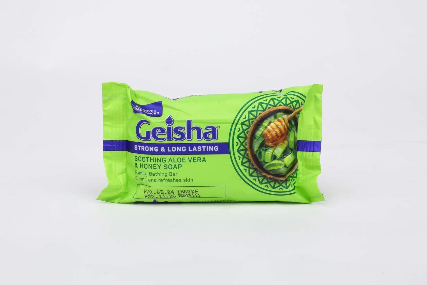 Geisha Aloe Vera & Honey Bathing Soap - 125g - Greenspoon
