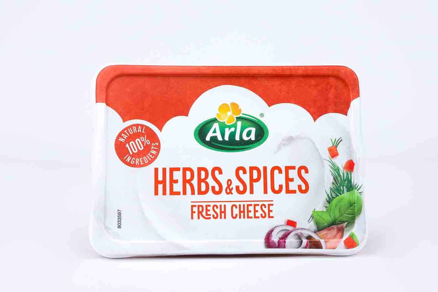 Arla Herbs & Spices Fresh Cheese - 200g - Greenspoon