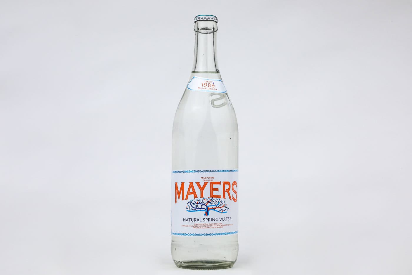 Mayers Natural Still Spring Water - 750ml Glass Bottle - Greenspoon