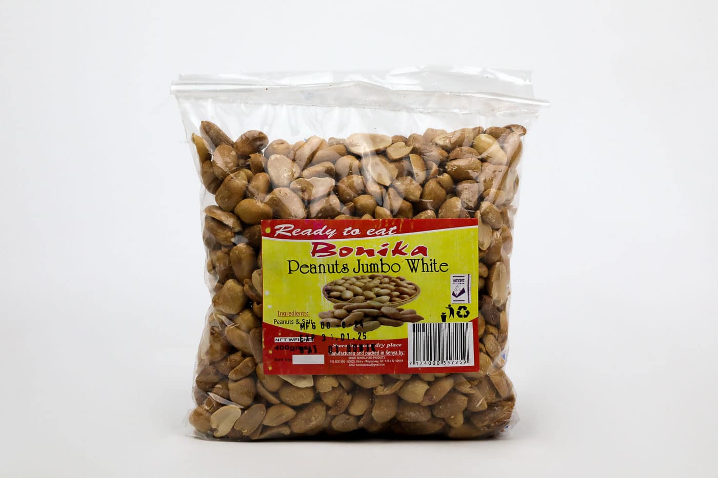 Bonika White Jumbo Peanuts - Greenspoon