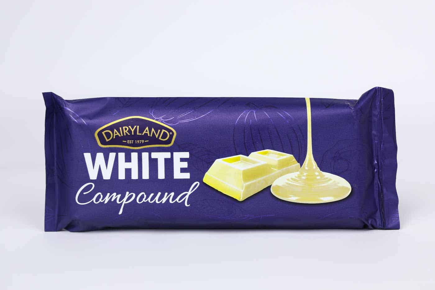 Dairyland White Compound Chocolate Bar - 500g - Greenspoon