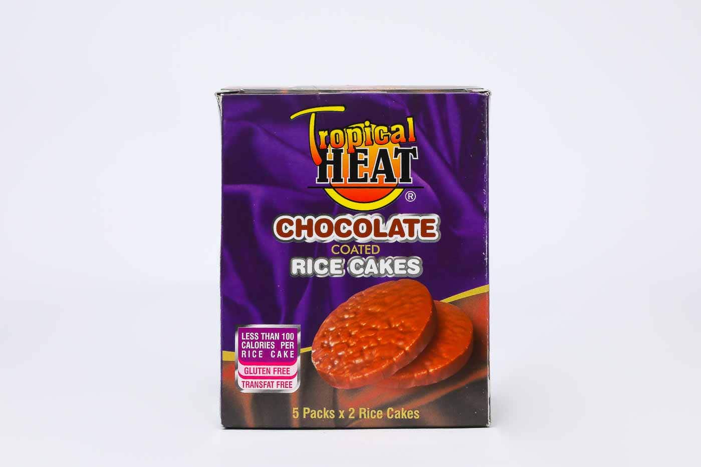 Tropical Heat Chocolate Rice Cakes - Greenspoon