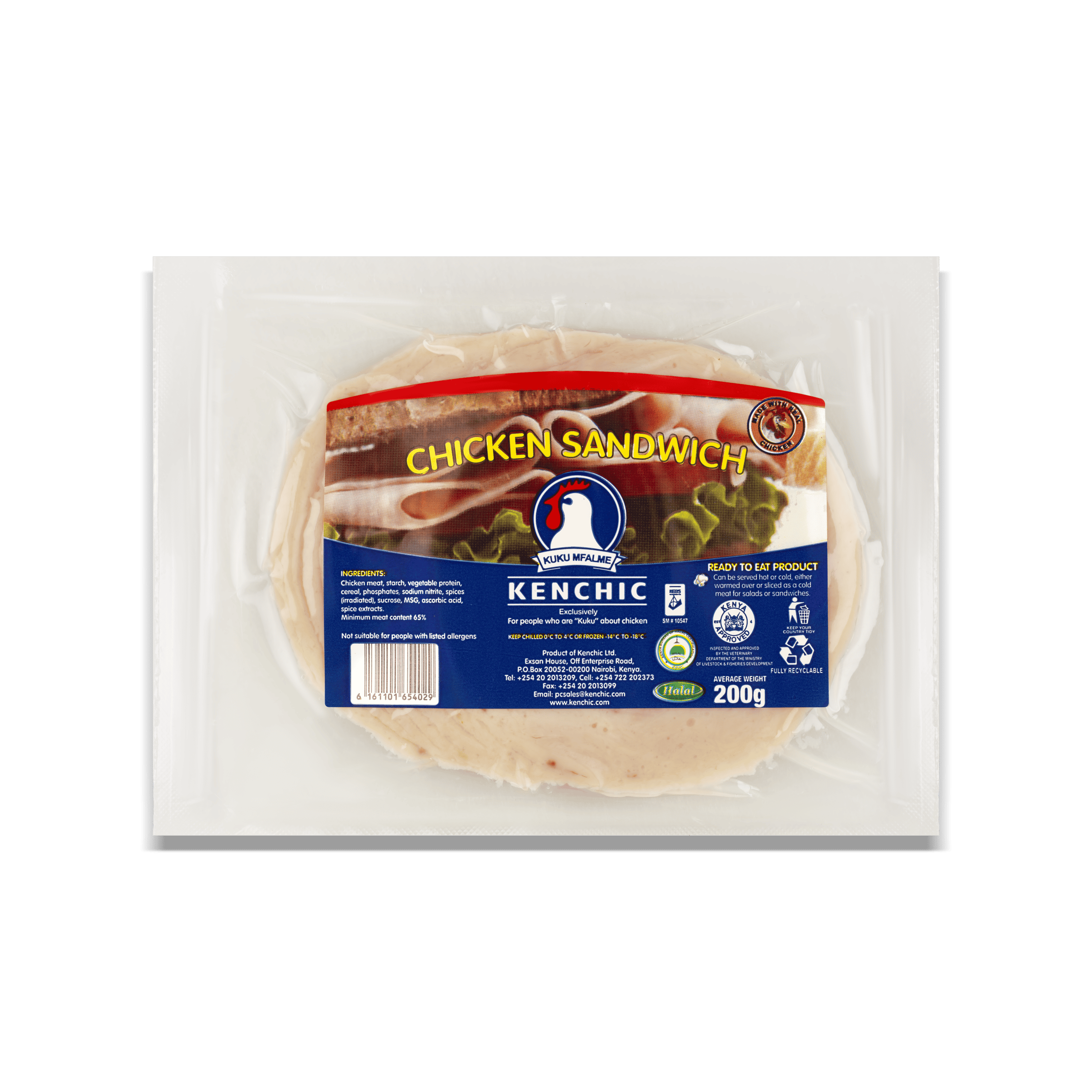 Kenchic Chicken Sandwich - 200g (Frozen) - Greenspoon