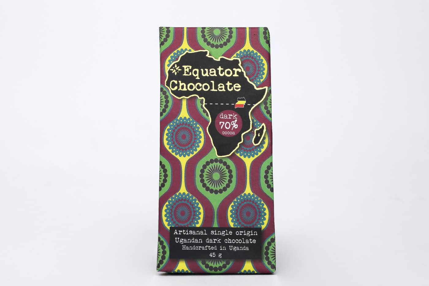 Equator Chocolate 70% Dark Chocolate Bar - 45g - Greenspoon