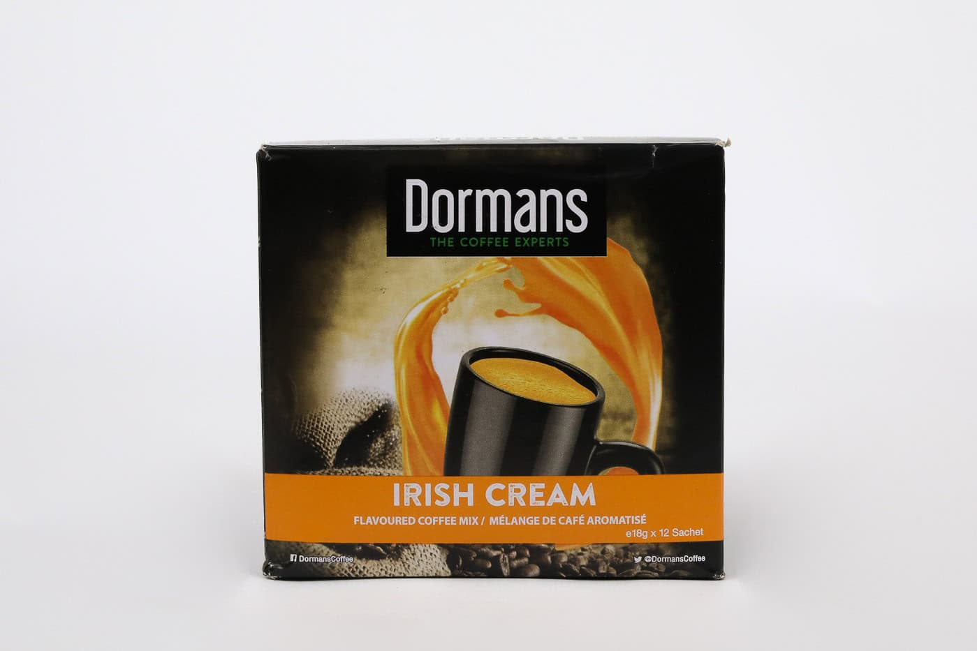 Dormans 3-In-1 Irish Cream Coffee Mix - 18g x Pack Of 12 - Greenspoon