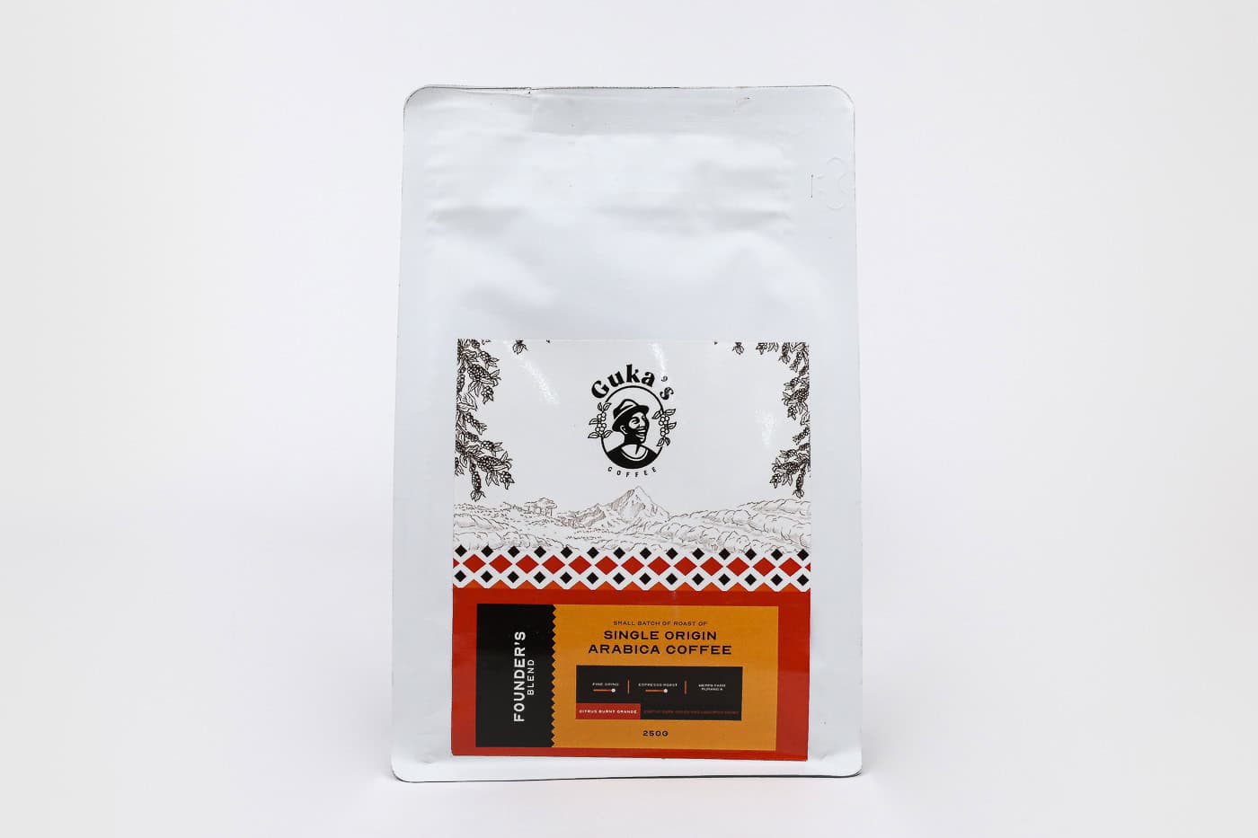Guka's Founder's Blend Espresso - Fine Grind | 250g - Greenspoon