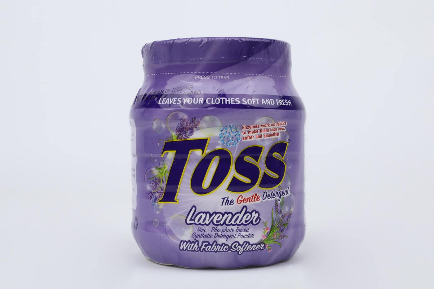 Toss Lavender Detergent Powder Jar - Greenspoon