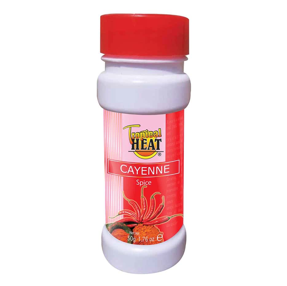 Tropical Heat Ground Cayenne Pepper - 50g - Greenspoon