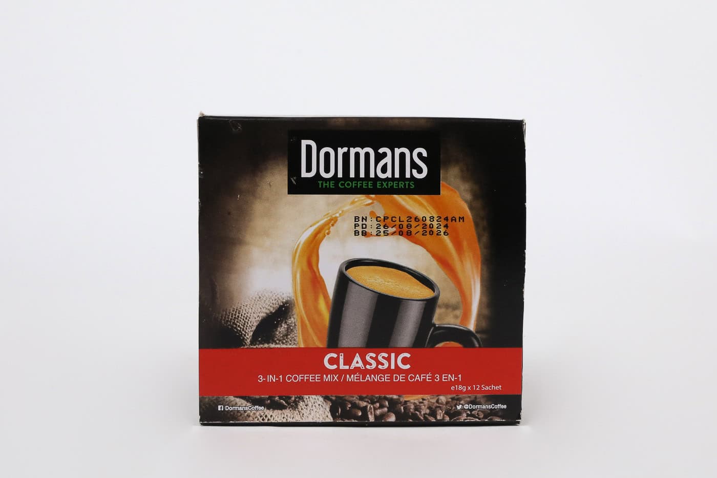 Dormans Classic 3-In-1 Instant Coffee Mix - 12 Pack - Greenspoon