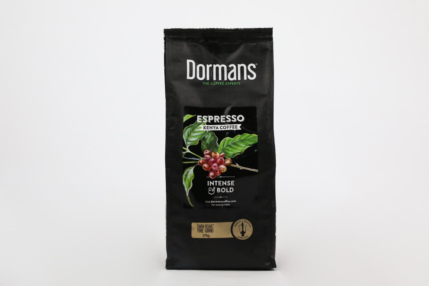 Dormans Espresso Intense And Bold Dark Roast Fine Grind Kenya Coffee ...