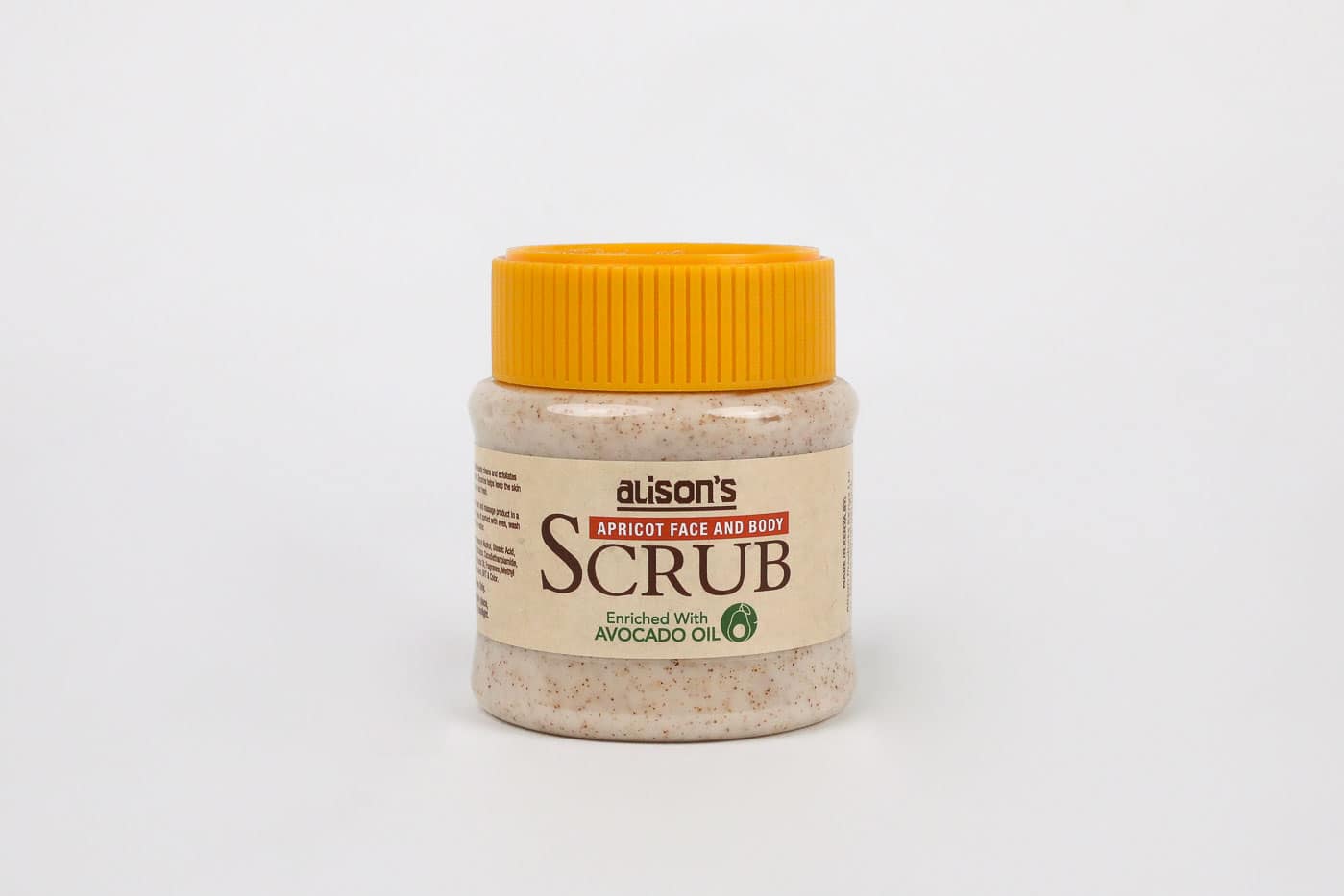 Alison's Apricot Face & Body Scrub - 200g - Greenspoon