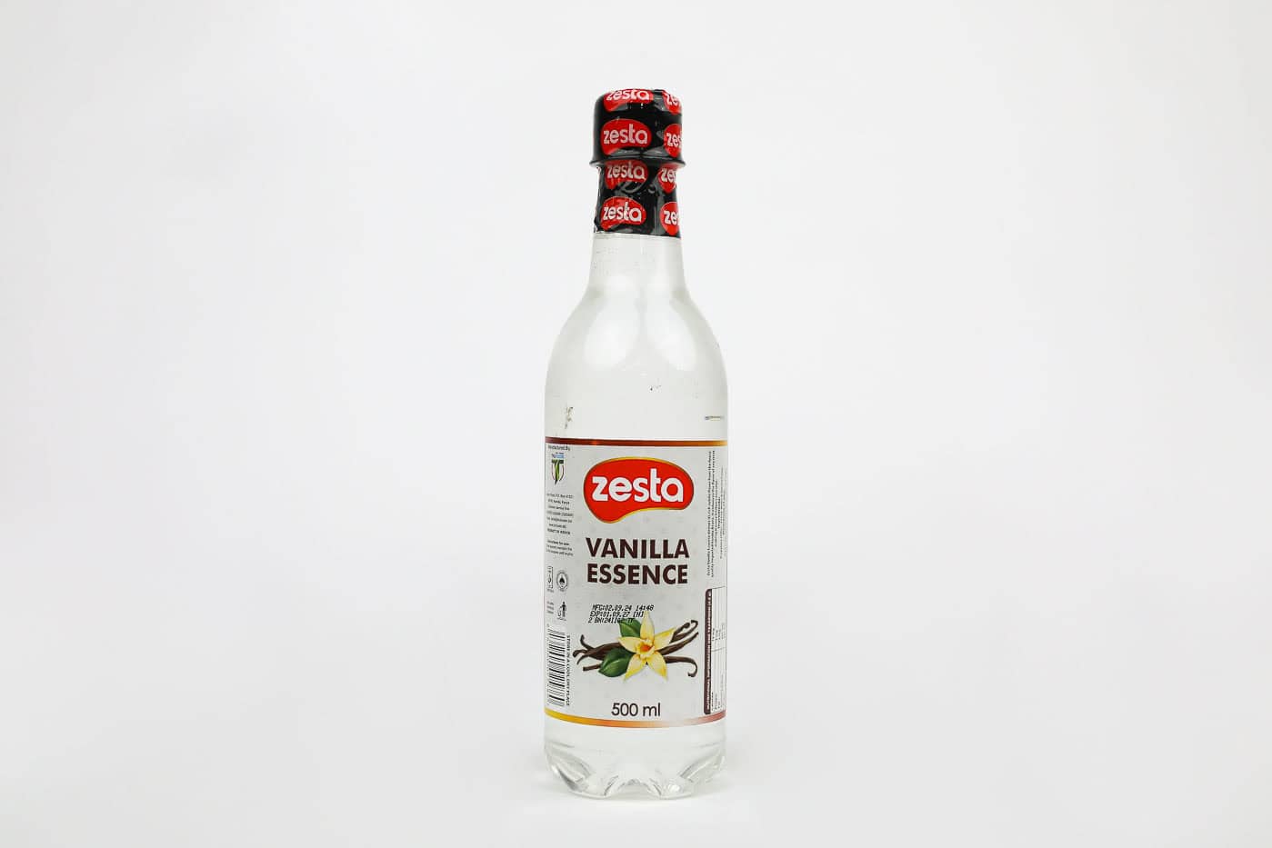 Zesta Vanilla Essence Clear - 500ml - Greenspoon
