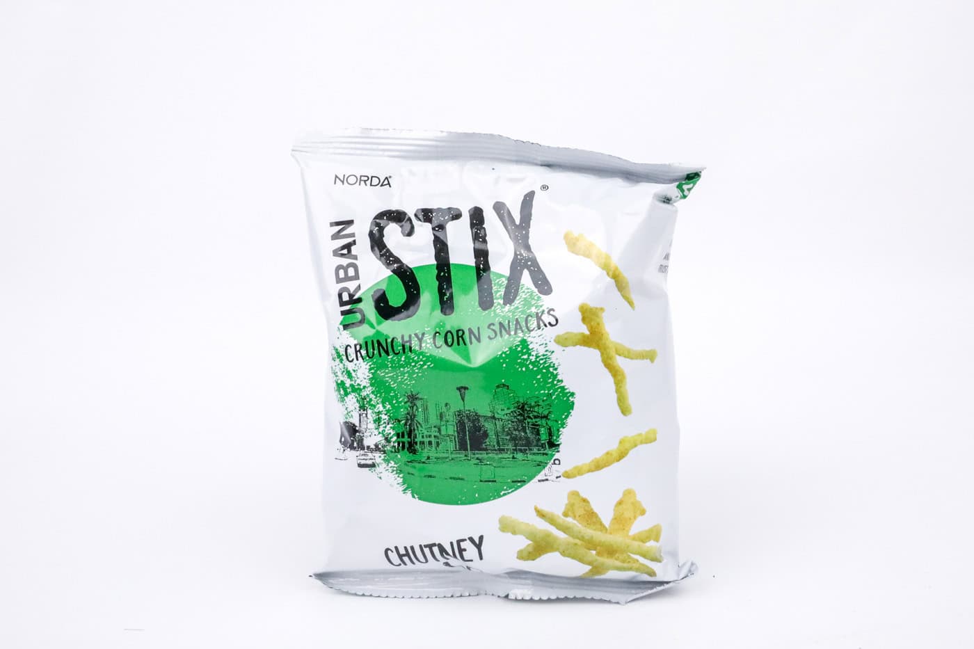 Urban Stix Chutney Crunchy Corn Snacks - 35g - Greenspoon