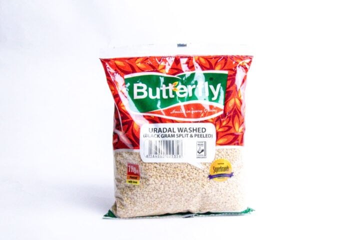 Butterfly Black Gram Split & Peeled (Urad Dal Washed) - 1Kg - Greenspoon