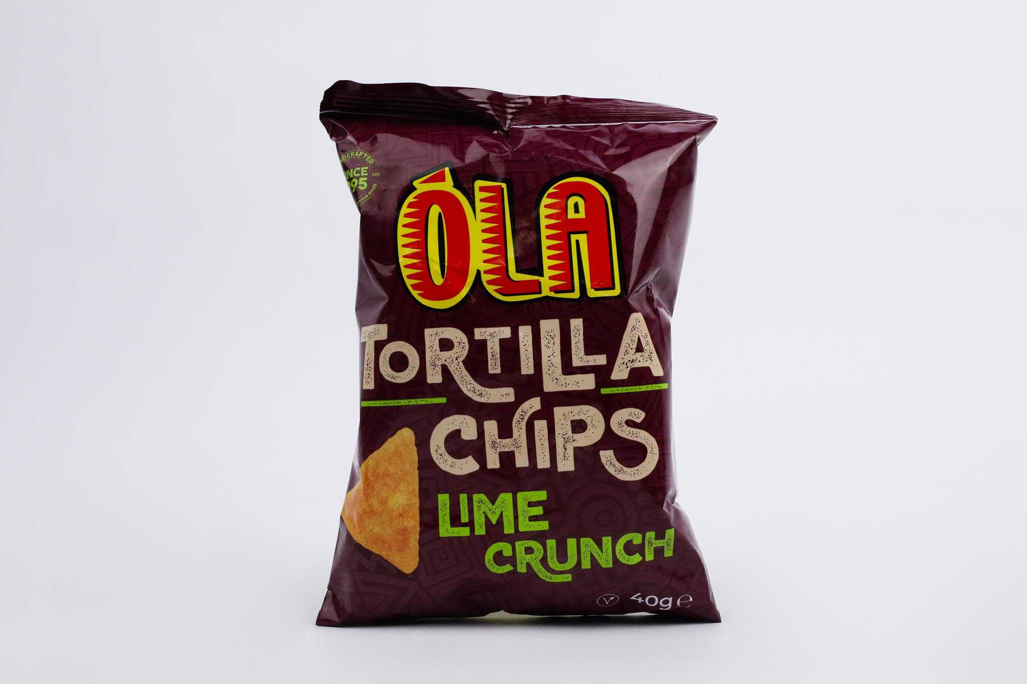 Ola Lime Crunch Tortilla Chips - 40g - Greenspoon