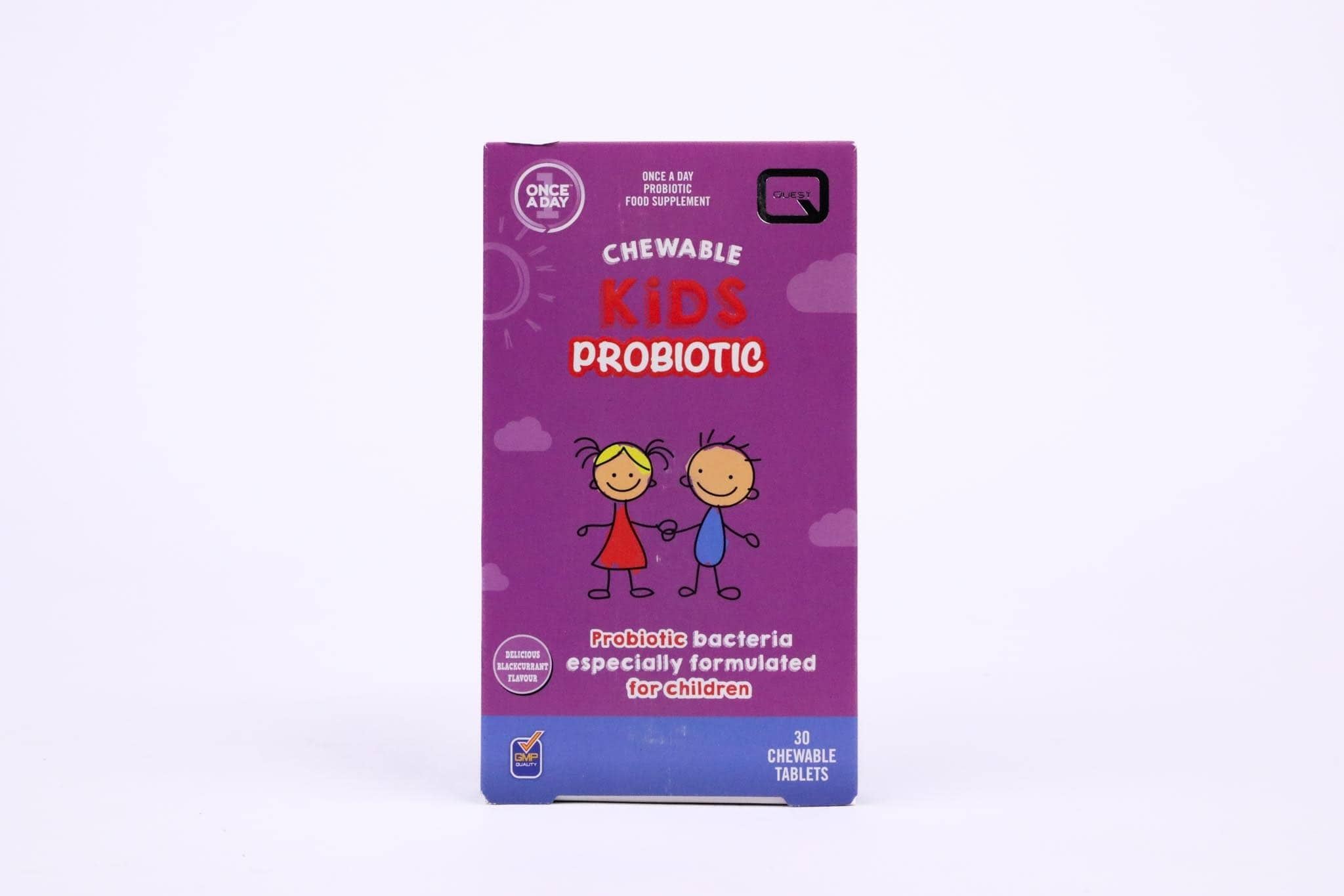 Quest OAD Chewable Kids Probiotic Tabs - 30 Pieces - Greenspoon
