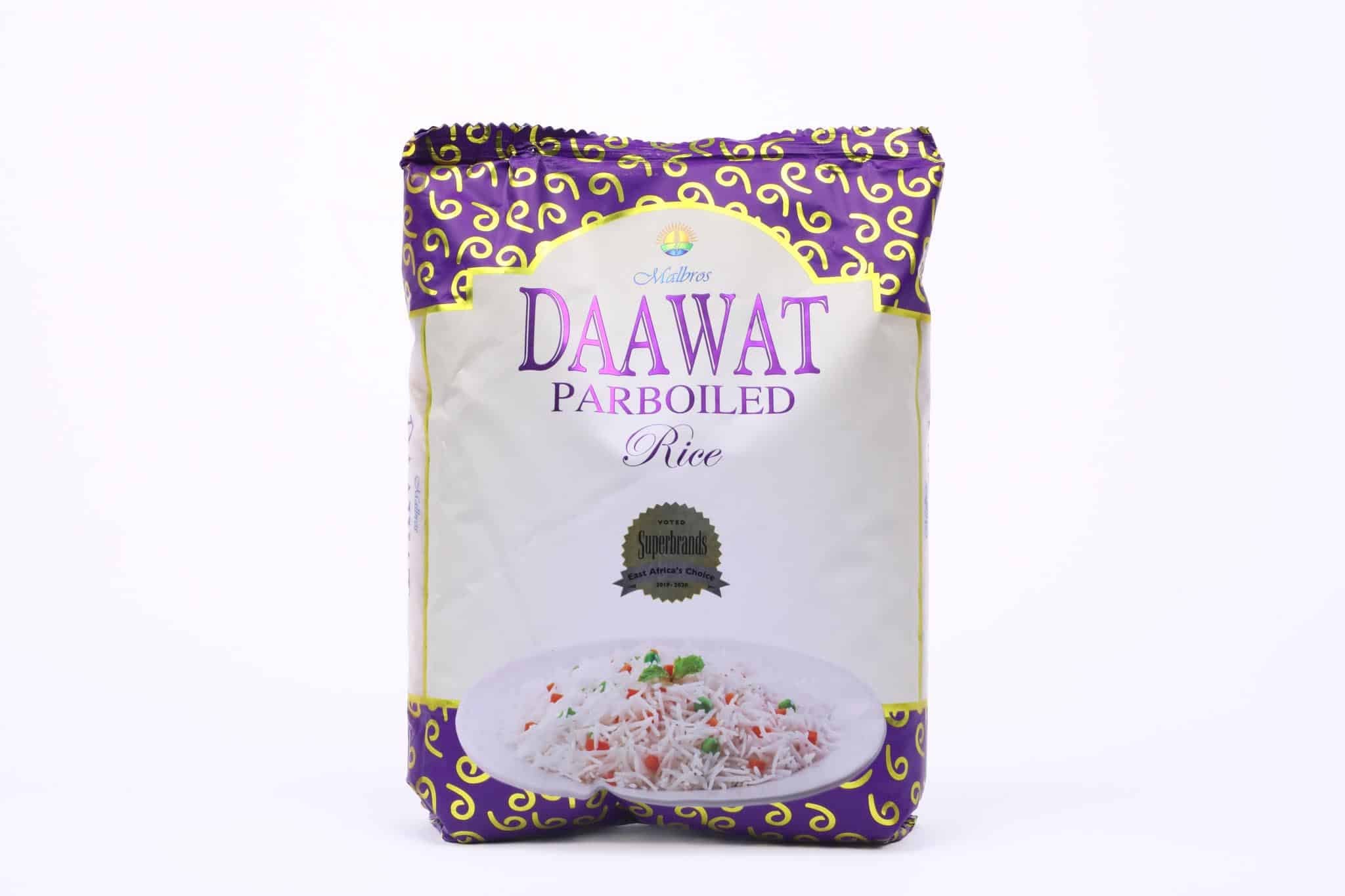 Daawat Parboiled Rice - 2Kg - Greenspoon