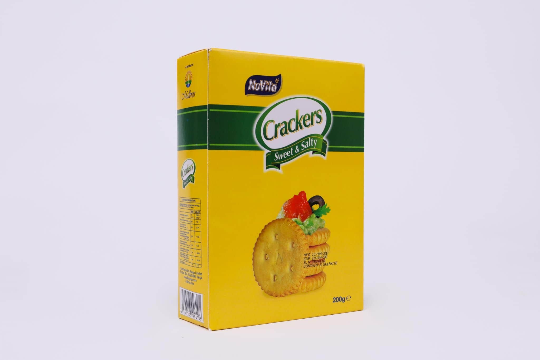 Nuvita Crackers Sweet and Salty - 200g - Greenspoon
