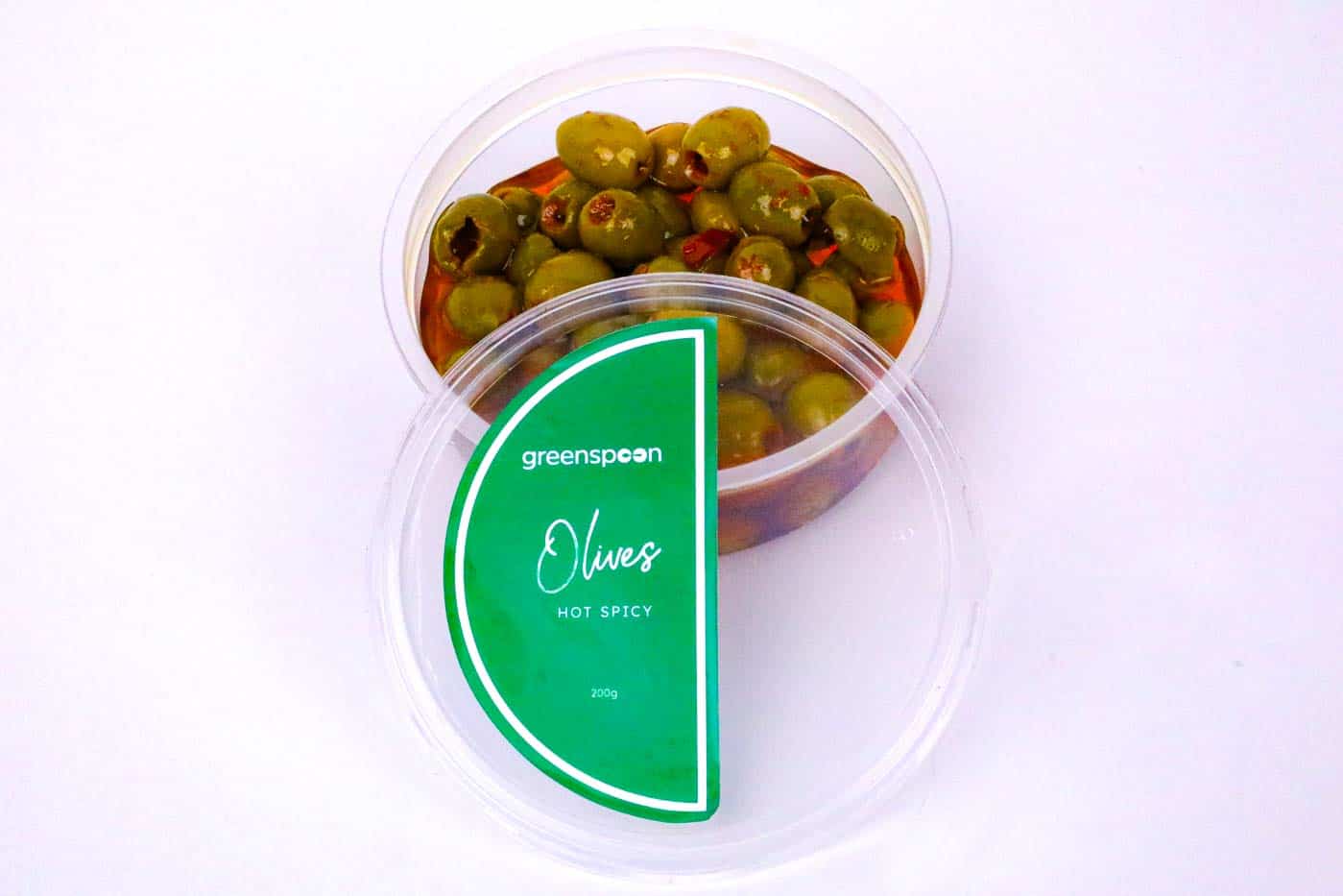 Greenspoon Hot Spicy Olives - 200g - Greenspoon